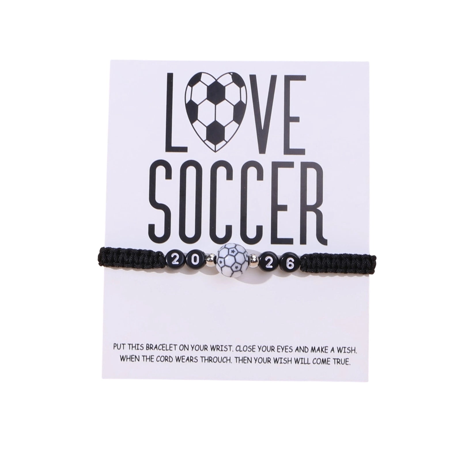 Adjustable Soccer Memorial Bracelet for Men and Women, Commemorative ...