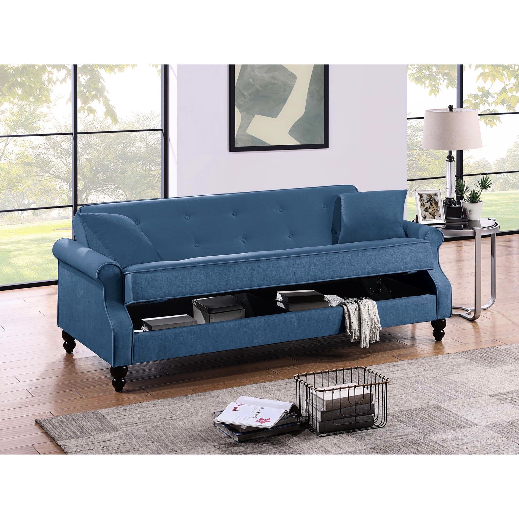 Adjustable Sofa with Foam Filler and Hidden Compartment - Various ...