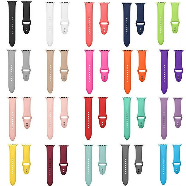 Adjustable Soft Silicone Sport Replacement Watch Band Straps Wristbands ...
