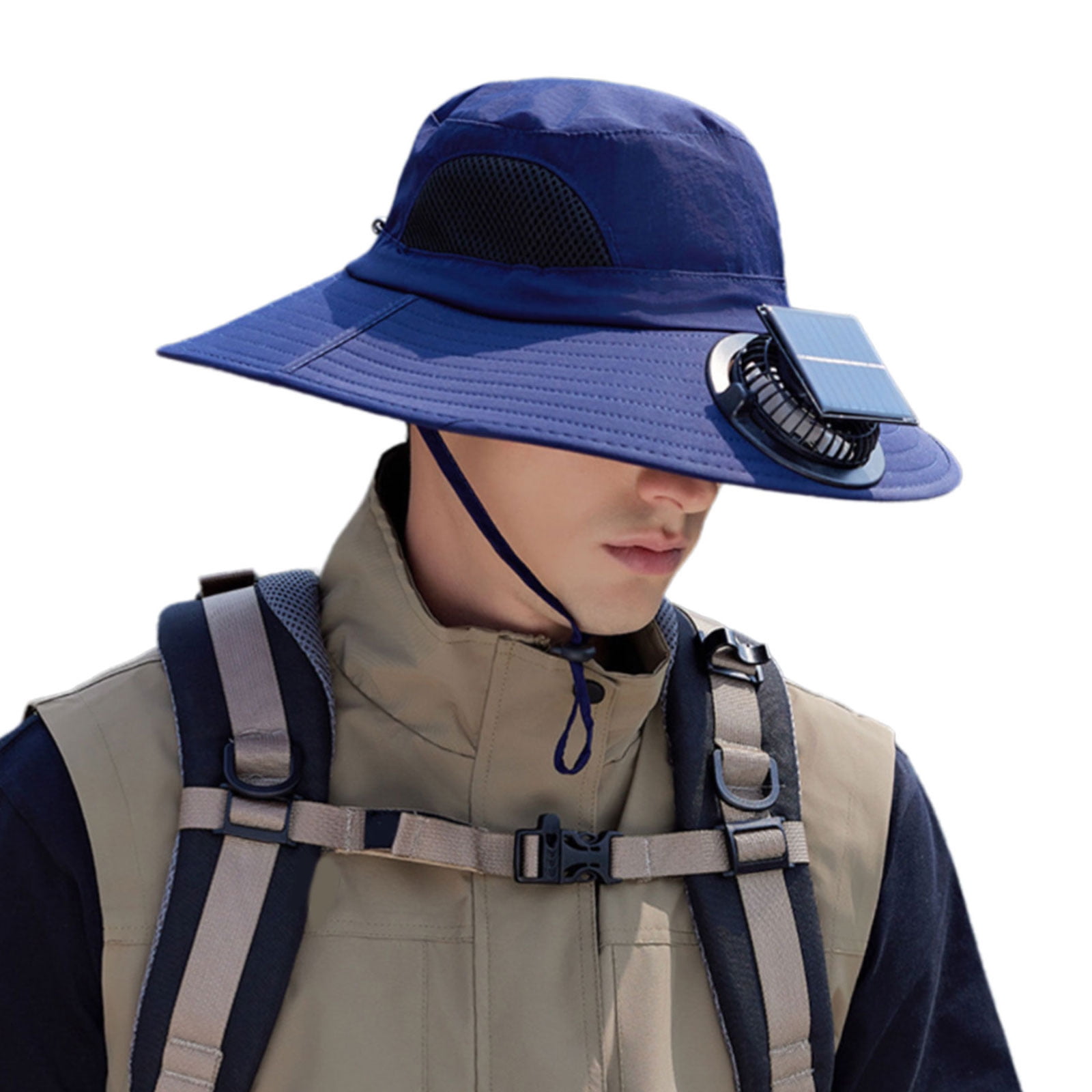 Adjustable Solar Cooling Hat For Men Women Outdoor Enthusiasts Built In ...