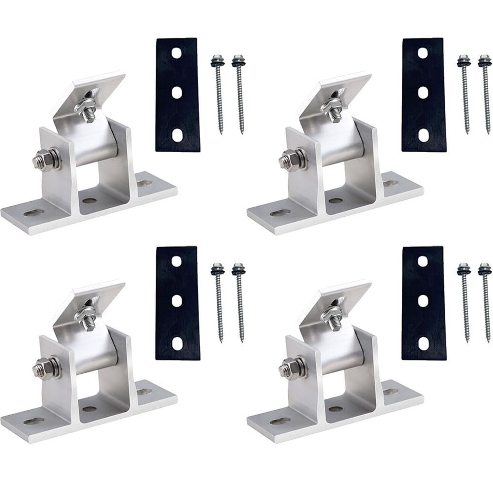 Adjustable Solar Panel Roof Mounting Bracket for Flat Roofs - Walmart.com