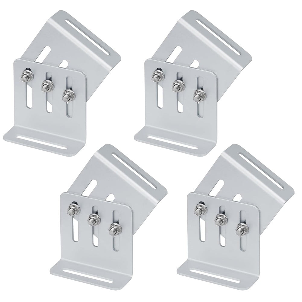 Adjustable Solar Panel Tilt Mount Bracket Kit, Z Shape Aluminum Solar ...