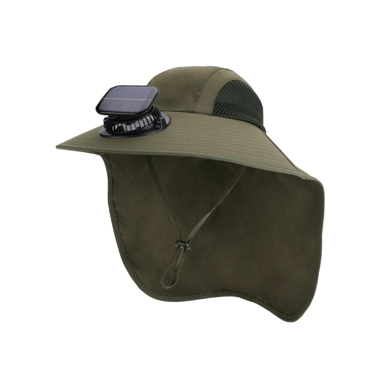 Adjustable Solar Powered Cap Removable Fans for Beach Travel Adventures ...