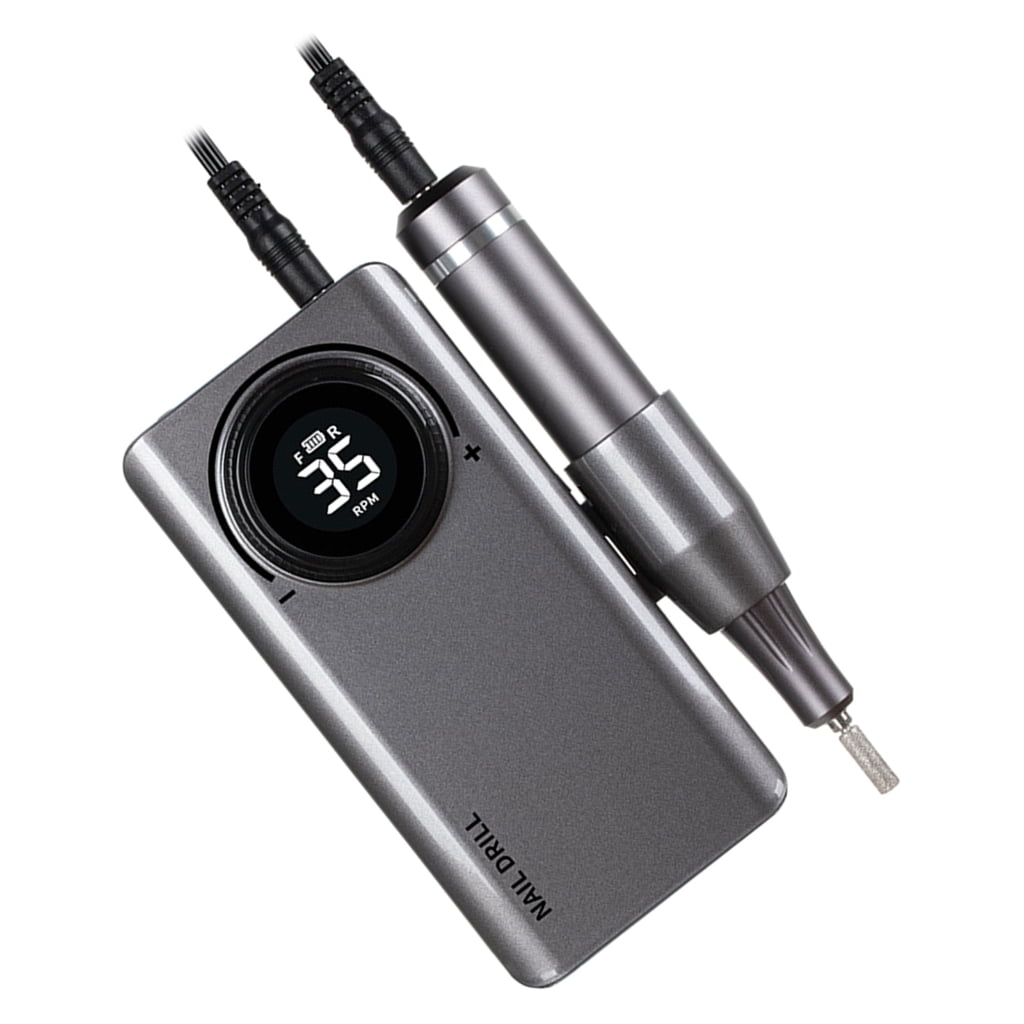 Adjustable Speed Electric Nail File Machine for Salon Home Manicure and ...