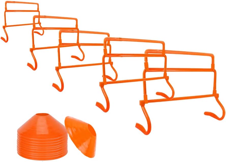 Prism Fitness 27 to 42 Inches Smart Adjustable-Height Workout Hurdles ...