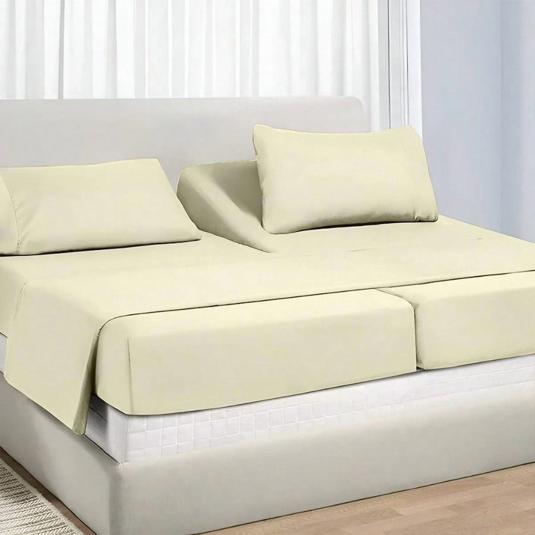 Adjustable Split King Sheet Set for Sleep Number Beds Premium 100 Long ...