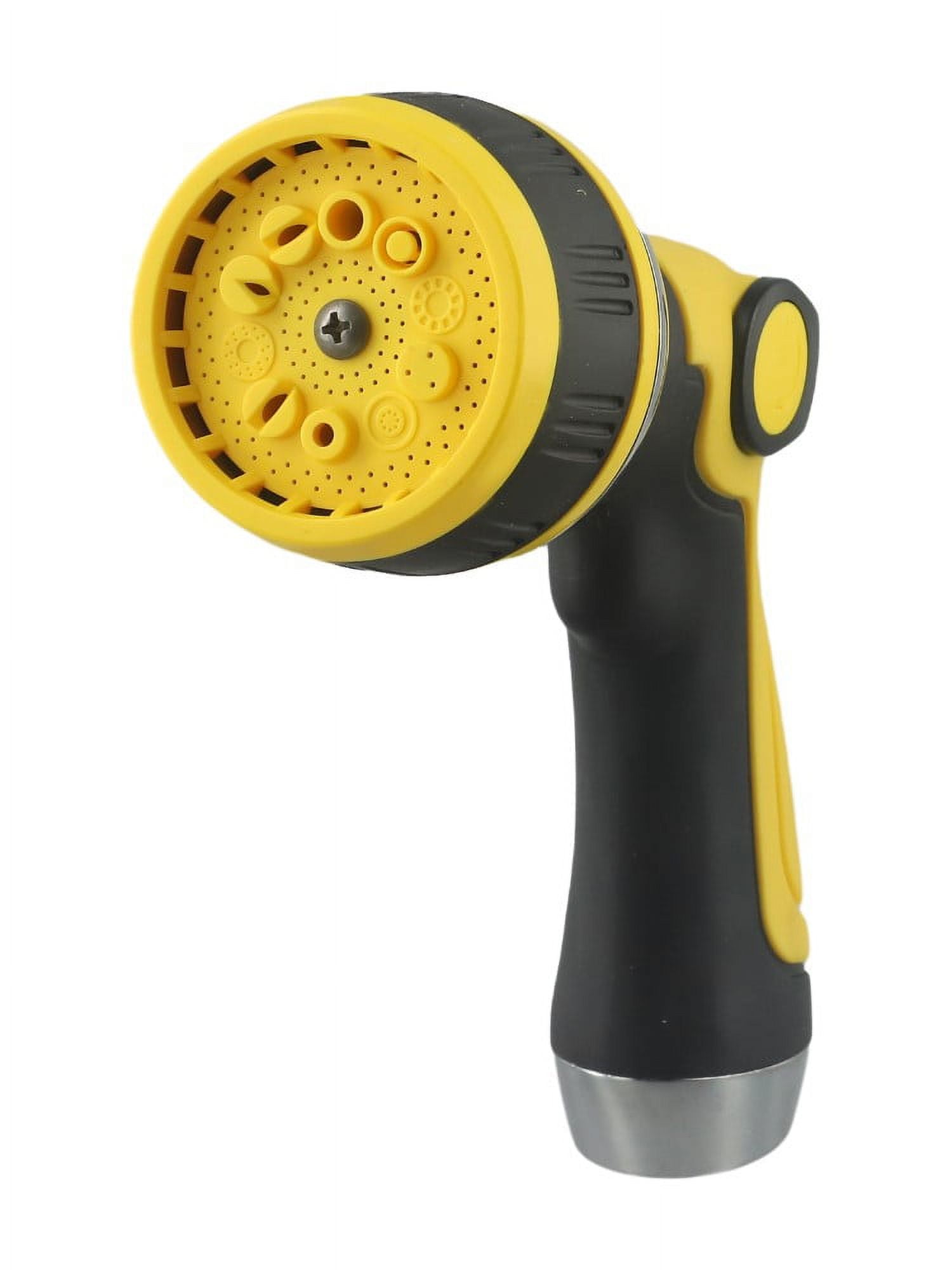 Adjustable Spray Nozzle with Thumb Control Valve for Water Hose Heavy ...
