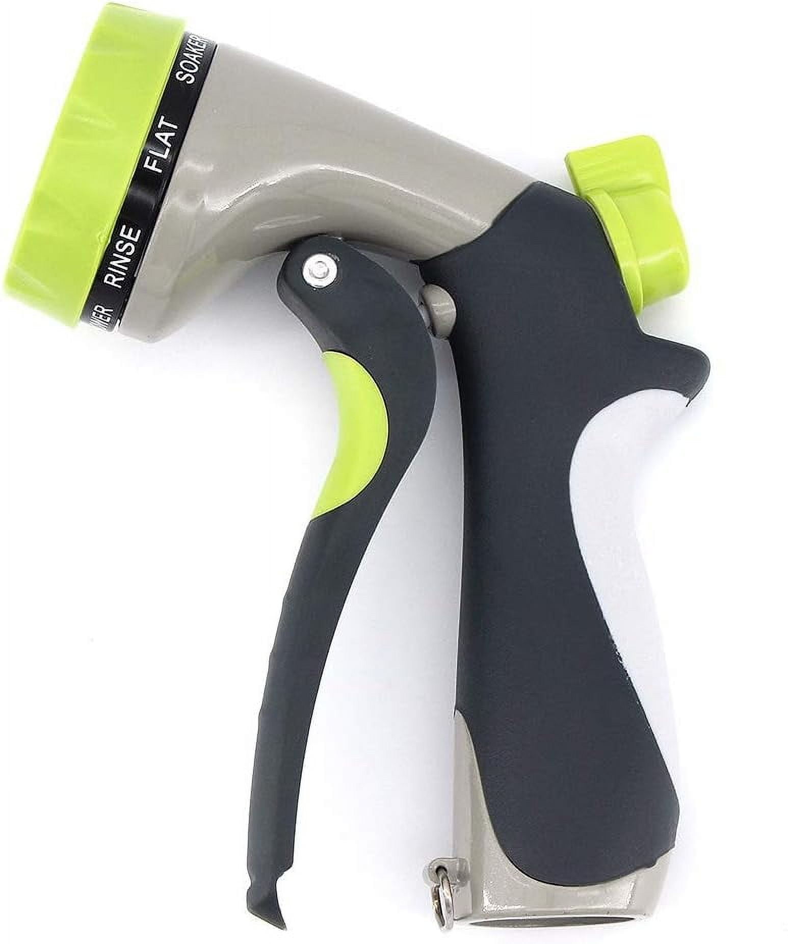 Adjustable Spray Patterns Garden Hose Nozzle, Ergonomic Handle For ...