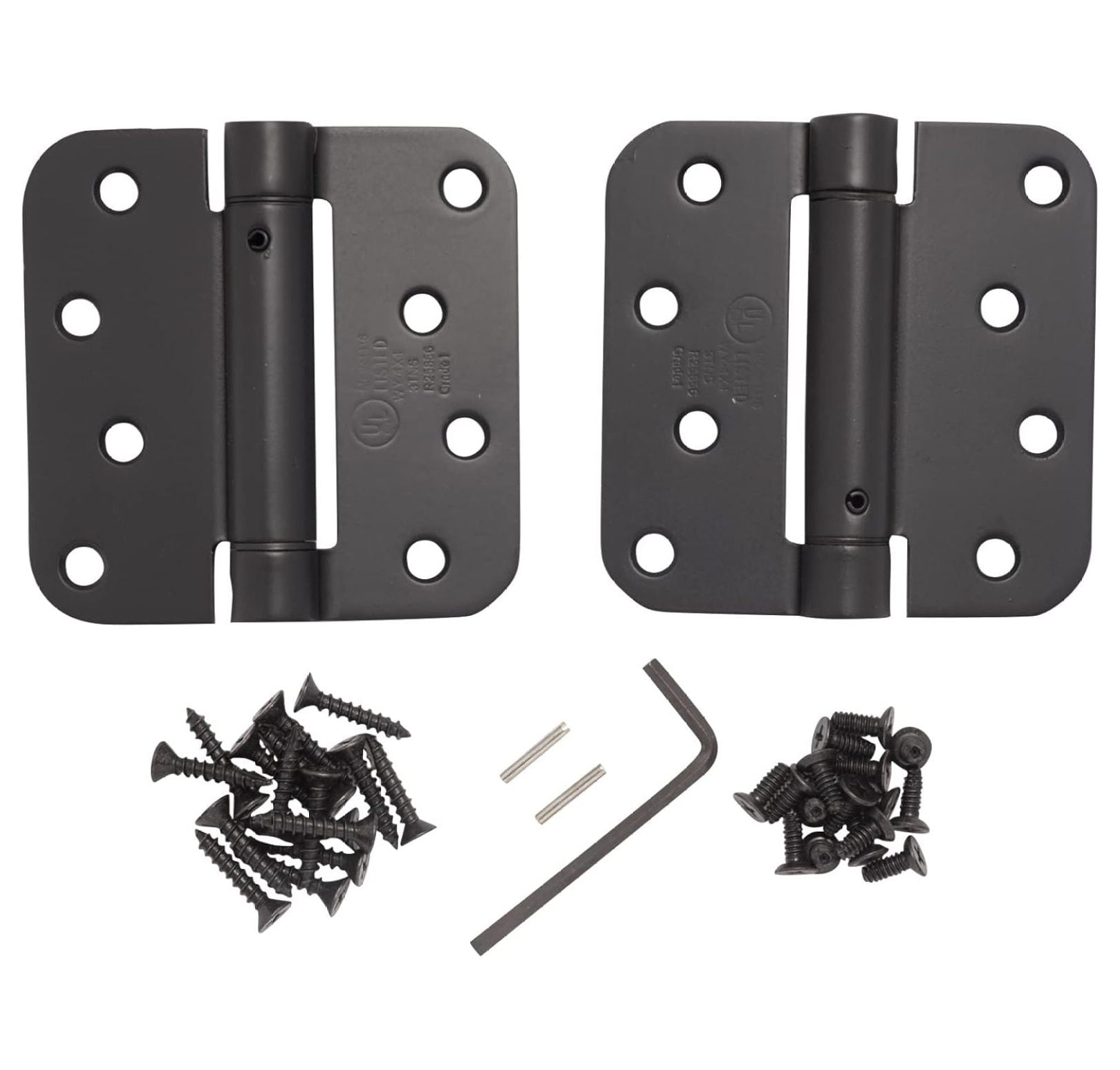 Adjustable Spring Hinges, 4 Inch With 5/8 Inch in Oil Rubbed Bronze ...