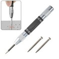 Adjustable Spring Loaded Automatic Centre Punch Tool with 2 Needles for ...