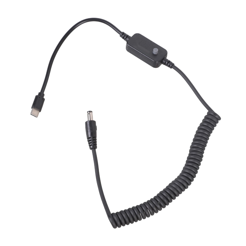 Adjustable Spring Power Cable for Routers Cameras USB C Input DC5521 ...