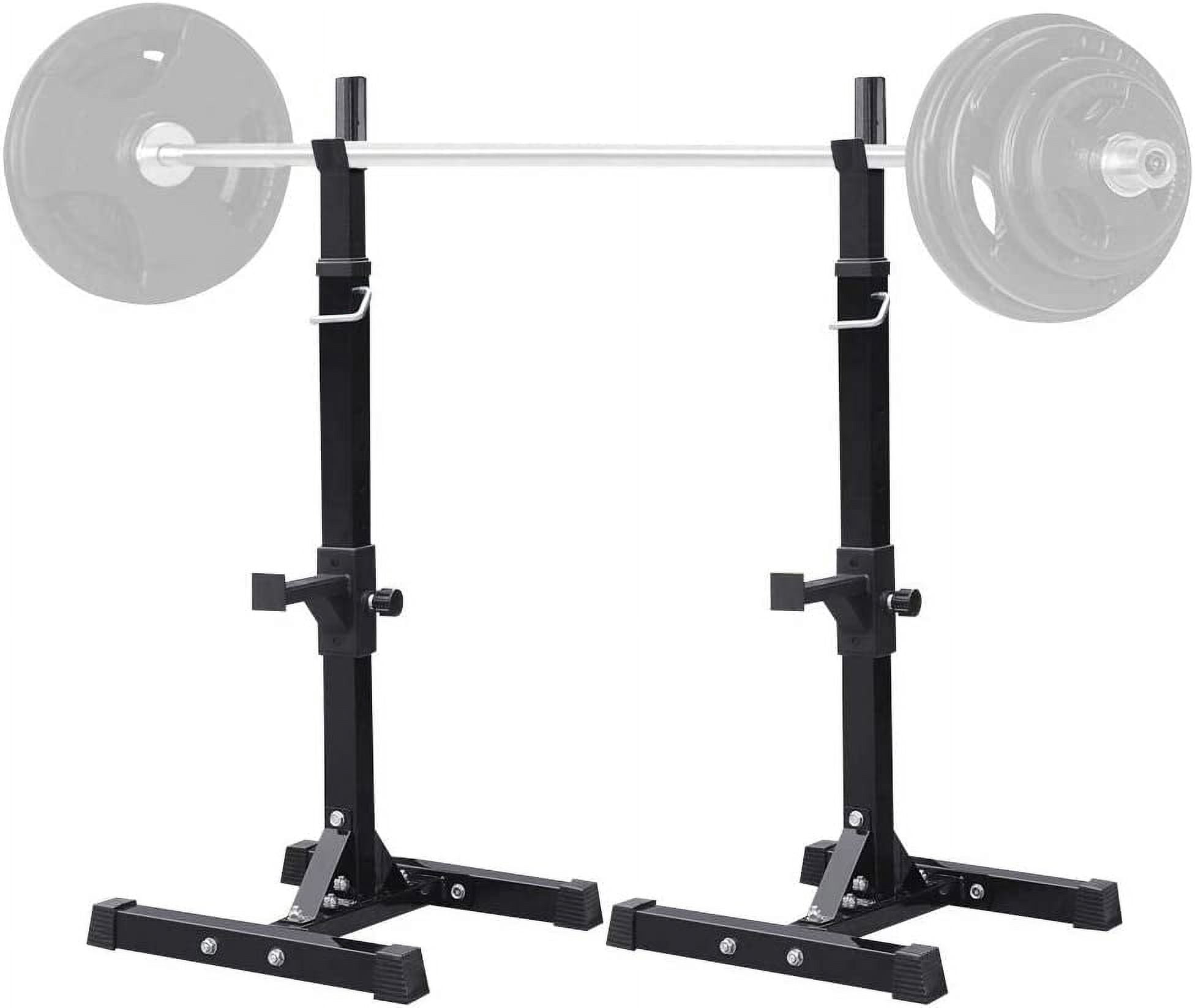 Adjustable Squat Rack Dipping Station Barbell Rack Dip Stand Fitness ...