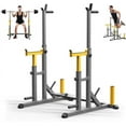 Adjustable Squat Rack,Multi-Function Barbell Rack for Weight Lifting ...