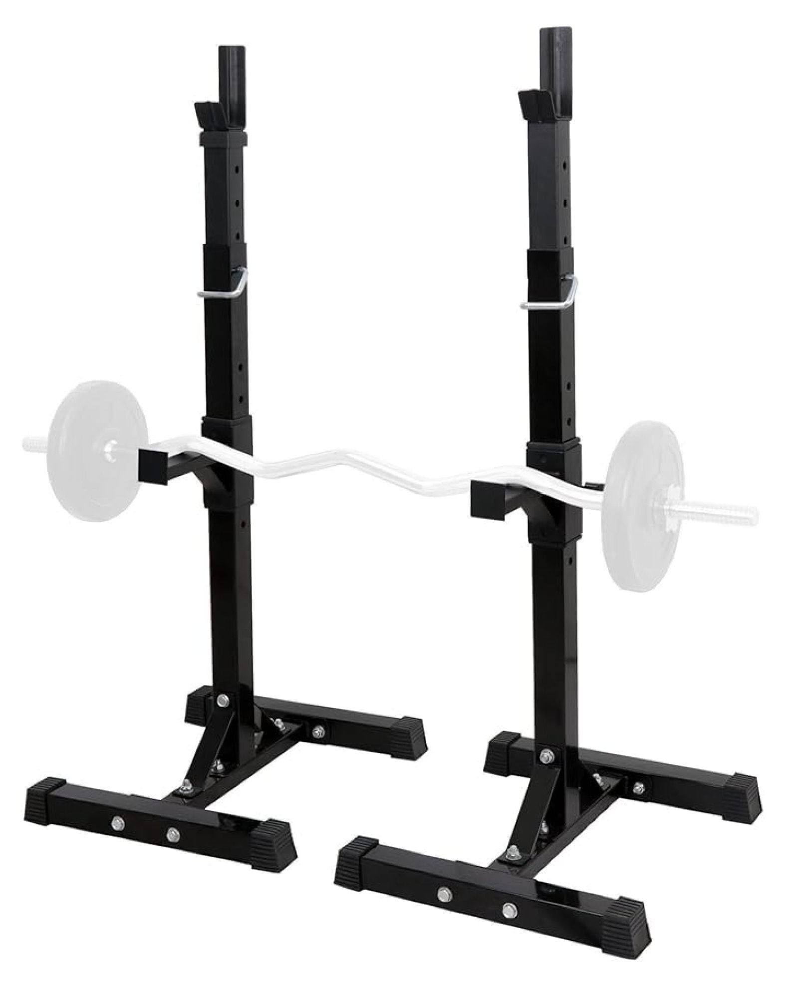 Adjustable Squat Rack Stand Press Stands Rack Push Up 40"-66" Multi ...
