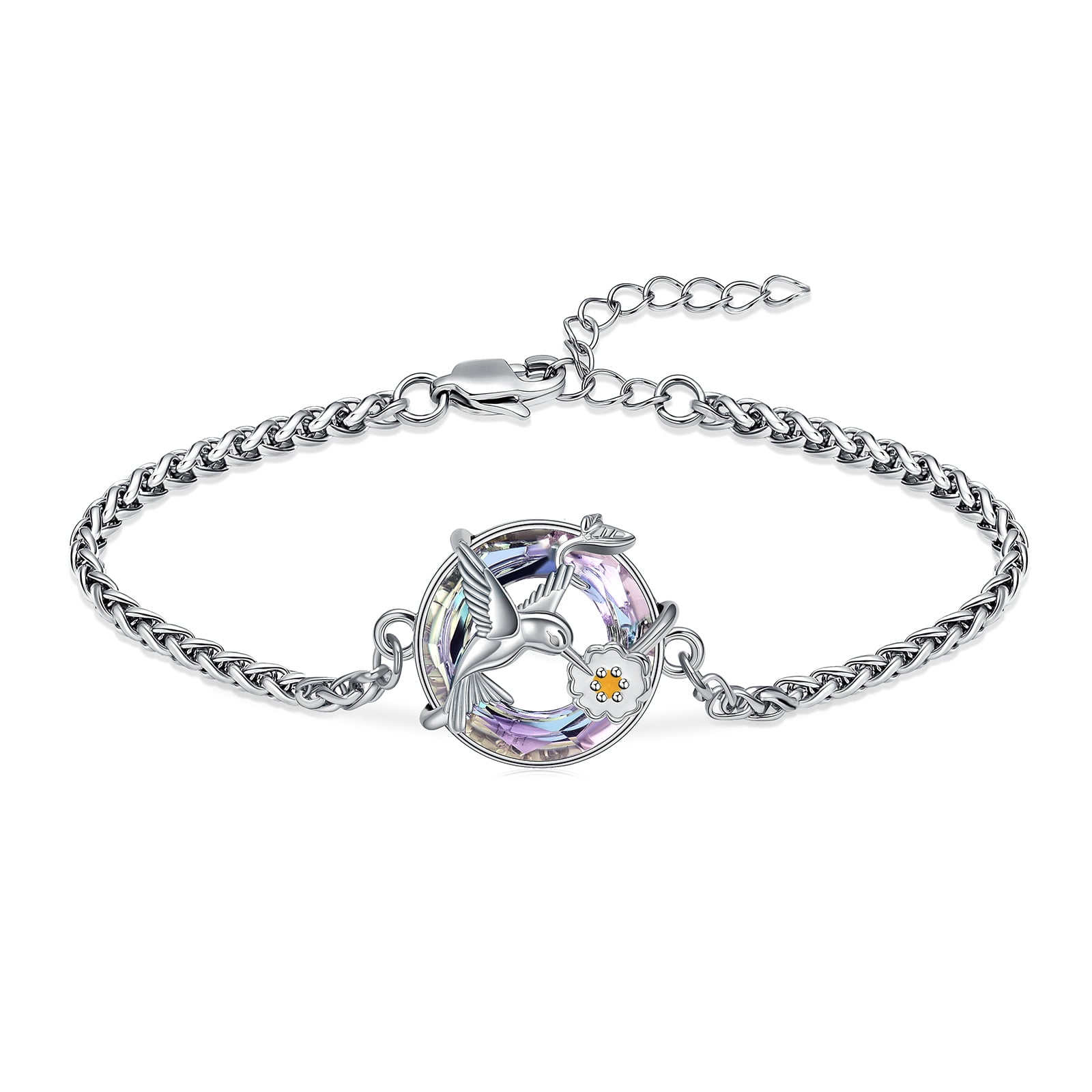 Adjustable Stainless Steel Chain Link Women's Bracelet Cremation ...
