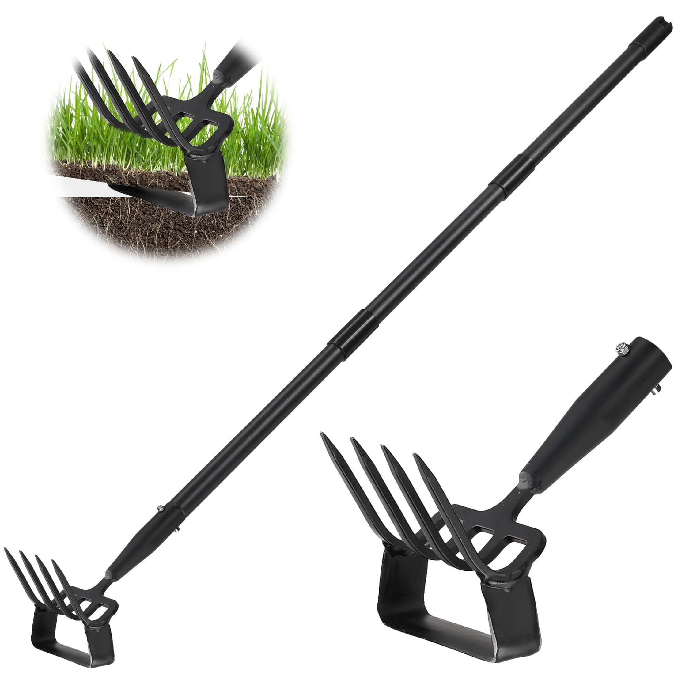 Adjustable Stainless Steel Garden Cultivator Tool - Walmart.com