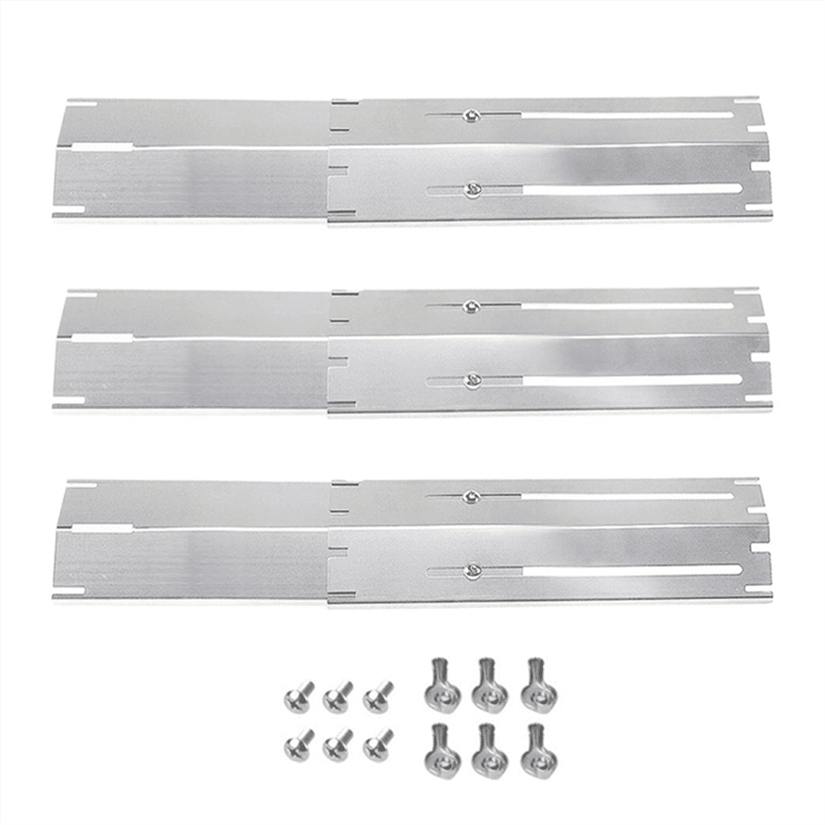 Adjustable Stainless Steel Heat Plate BBQ Gas Grill Replacement Set ...