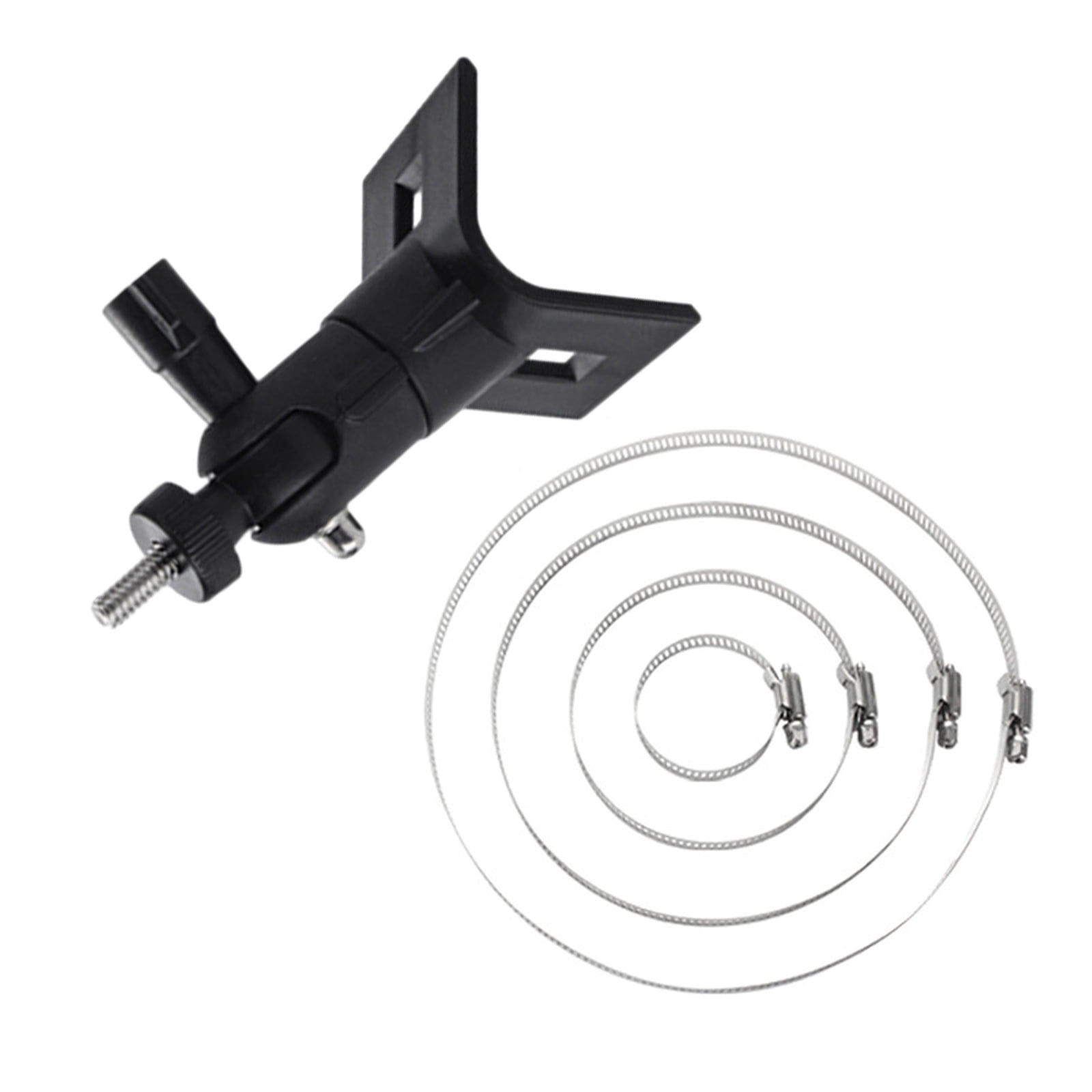 Adjustable Stainless Steel Hose Clamp Hoop Pipe Poles Mount Bracket ...