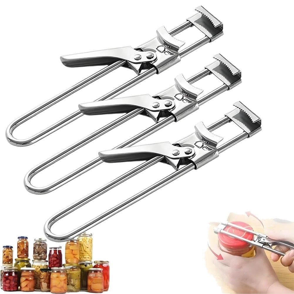 Adjustable Stainless Steel Jar Opener, Bottle Openers for Seniors ...