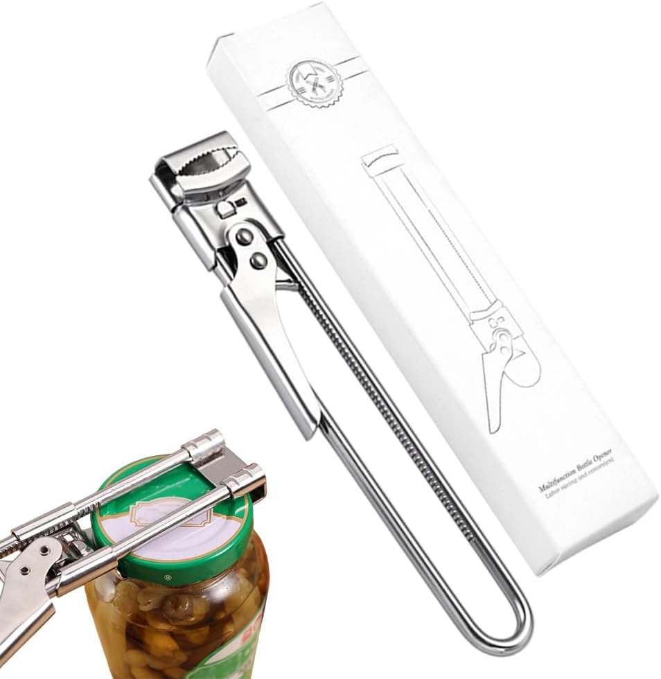 Adjustable Stainless Steel Jar Opener, Gripper Tight Lid Opener, 2026 ...
