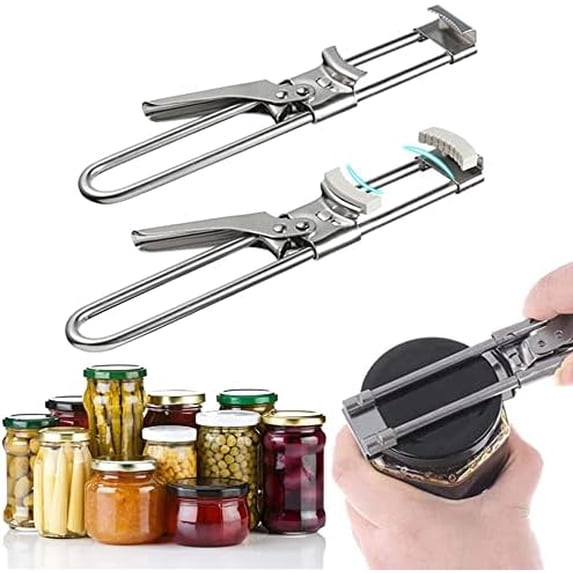 Adjustable Stainless Steel Jar Opener, Manual Can Opener, Easy Grip ...