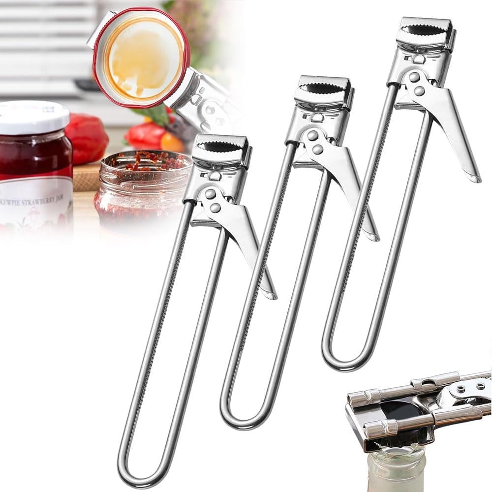 Adjustable Stainless Steel Jar Opener, Multifunctional Stainless Steel ...