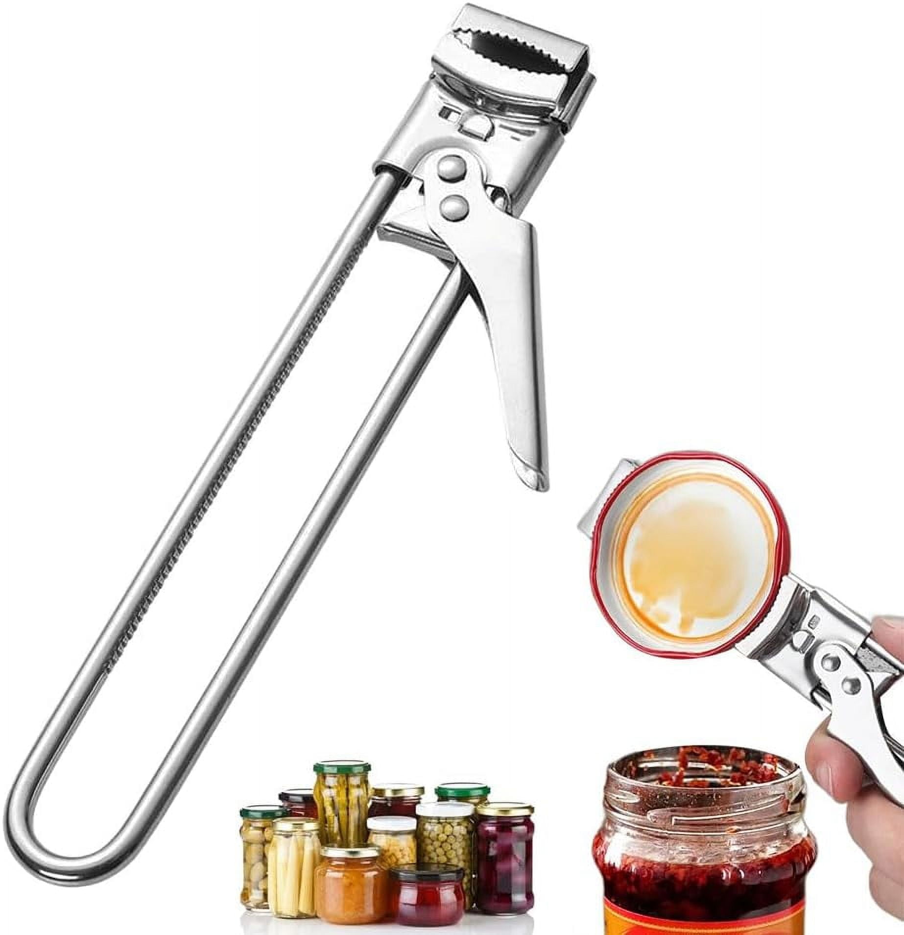Adjustable Stainless Steel Jar Opener for Weak Hands, Multifunctional ...