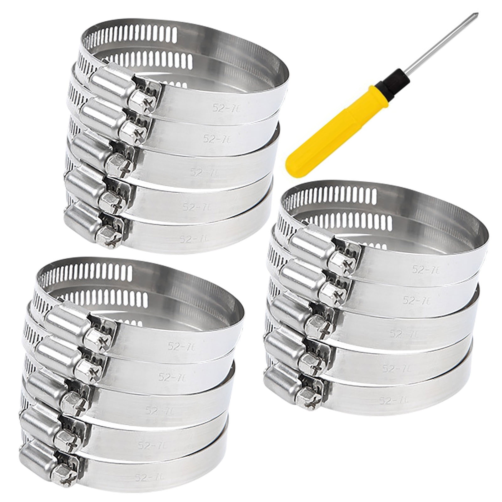 Adjustable Stainless Steel Pool Hose Clampdrive Hose Clamp Fuel Line ...