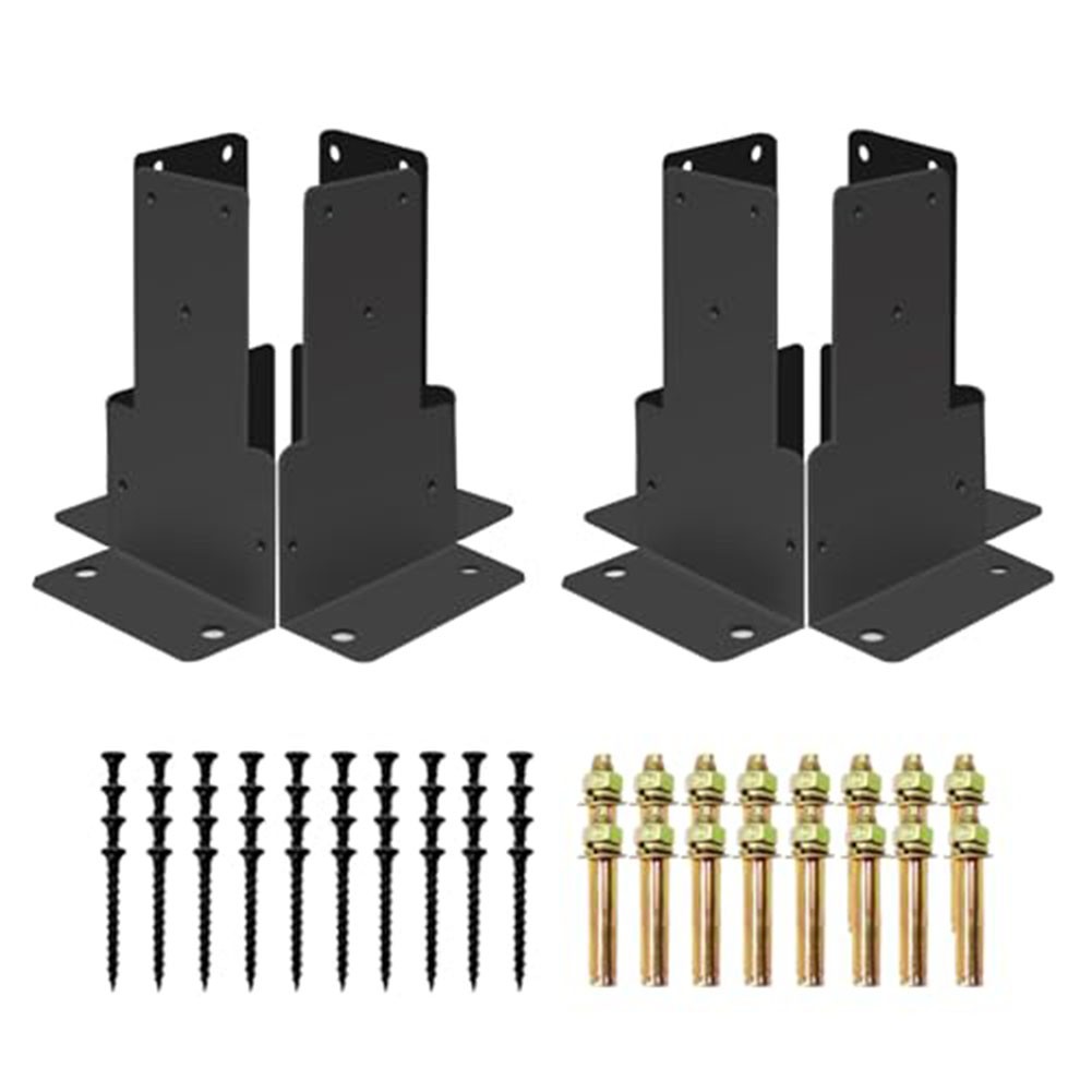 Adjustable Stainless Steel Post Base For Pavilion Deck Porch Handrail ...