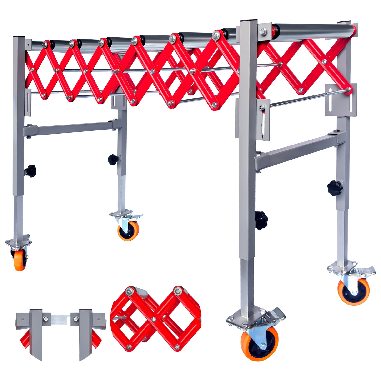 Adjustable Stainless Steel Roller Conveyor, Expandable Conveyor Belt ...