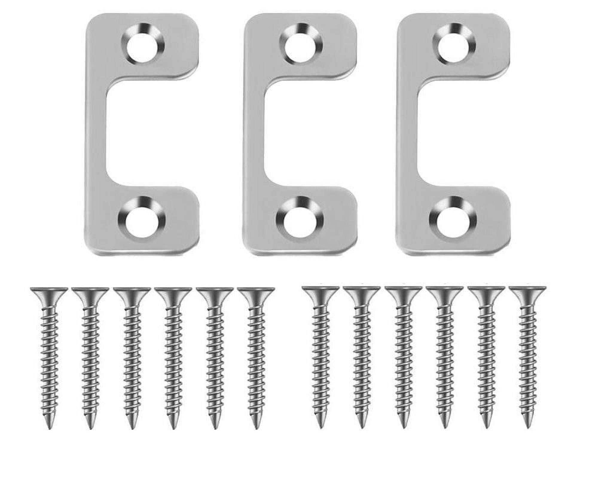 Adjustable Stainless Steel Strike Plate for Exterior Doors with Large ...