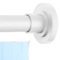 Adjustable Stainless Steel Telescoping Shower Curtain Rod White 31-68 ...