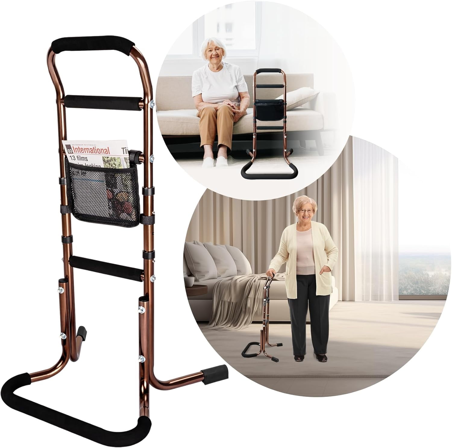 Adjustable Stand Assist Aid for Elderly, Chair Assist for Elderly with ...