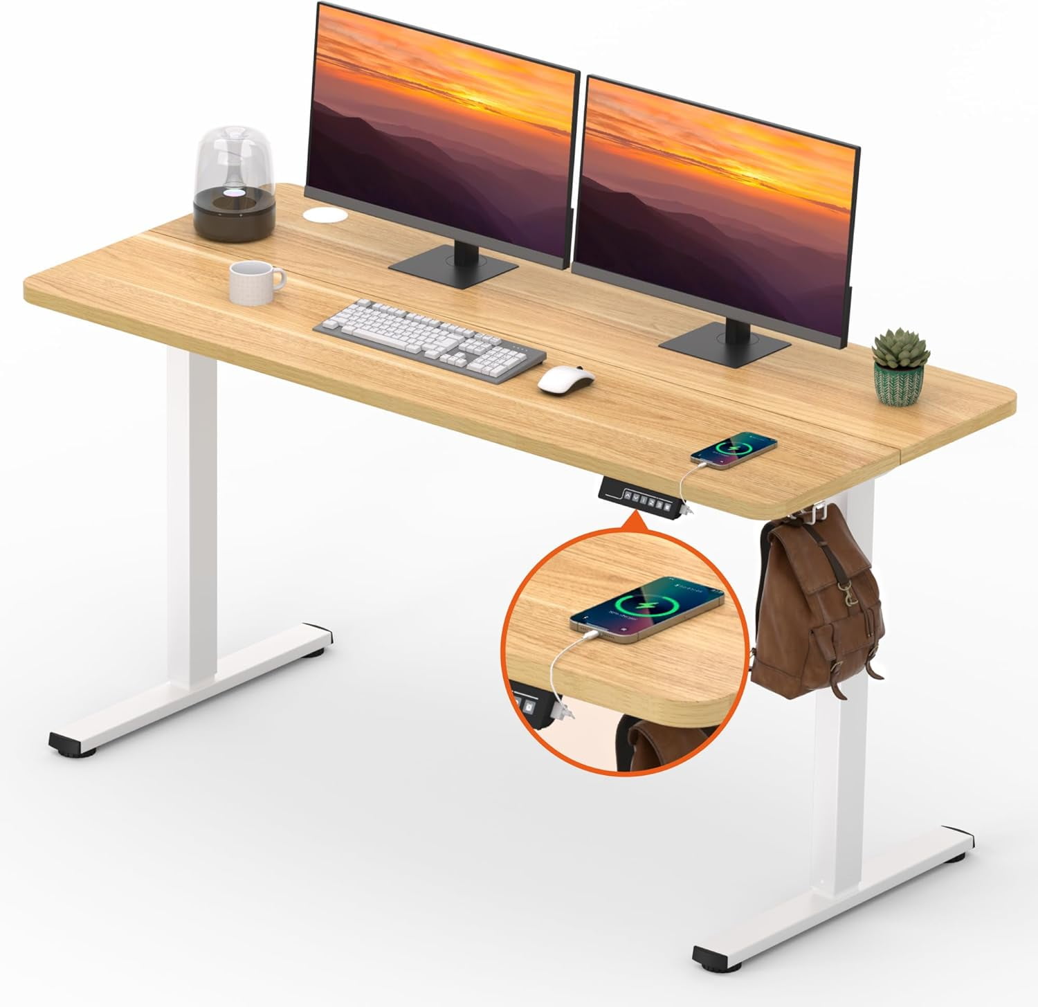 Adjustable Stand Up Desk Standing Desk 47x24 Inches Office Desk with ...