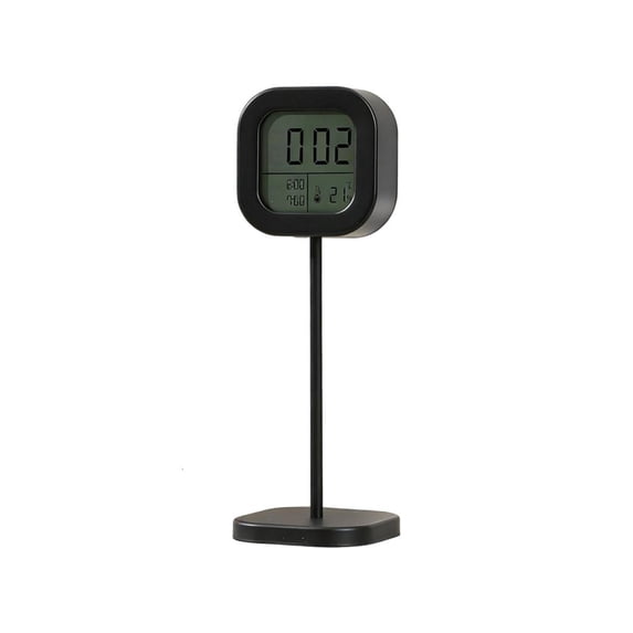 Adjustable Stand Digital Alarm Clock With Temperature Display Quiet ...
