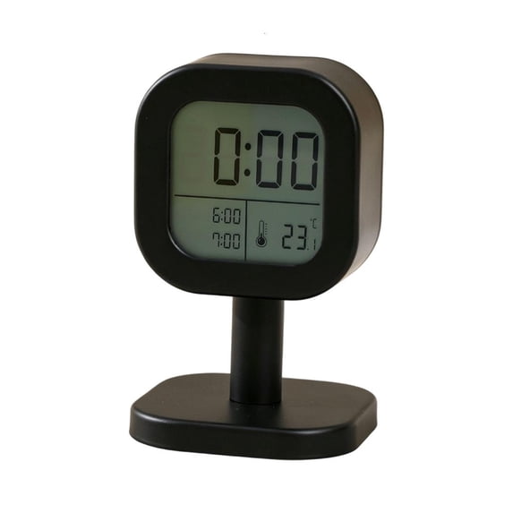 Adjustable Stand Digital Alarm Clock With Temperature Display Quiet ...