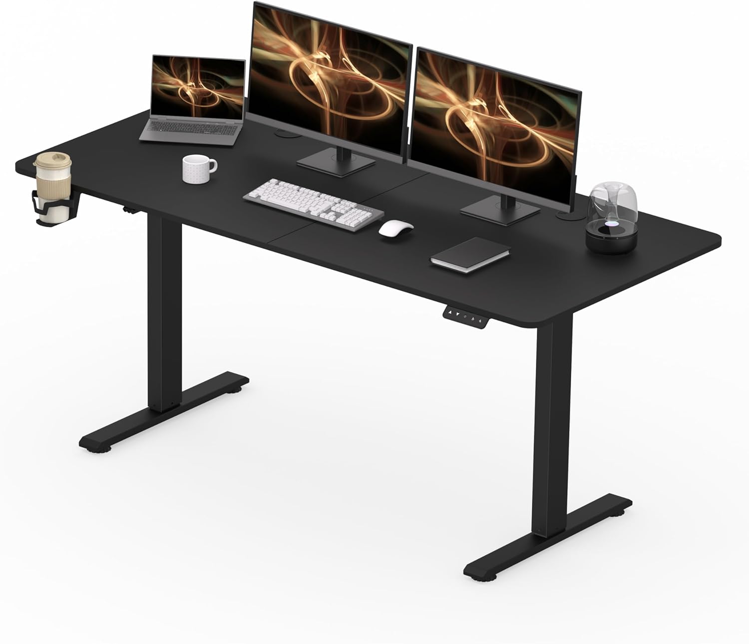Adjustable Stand Up Desk with Whole Piece Desk Board, 44 x 26 Inch ...