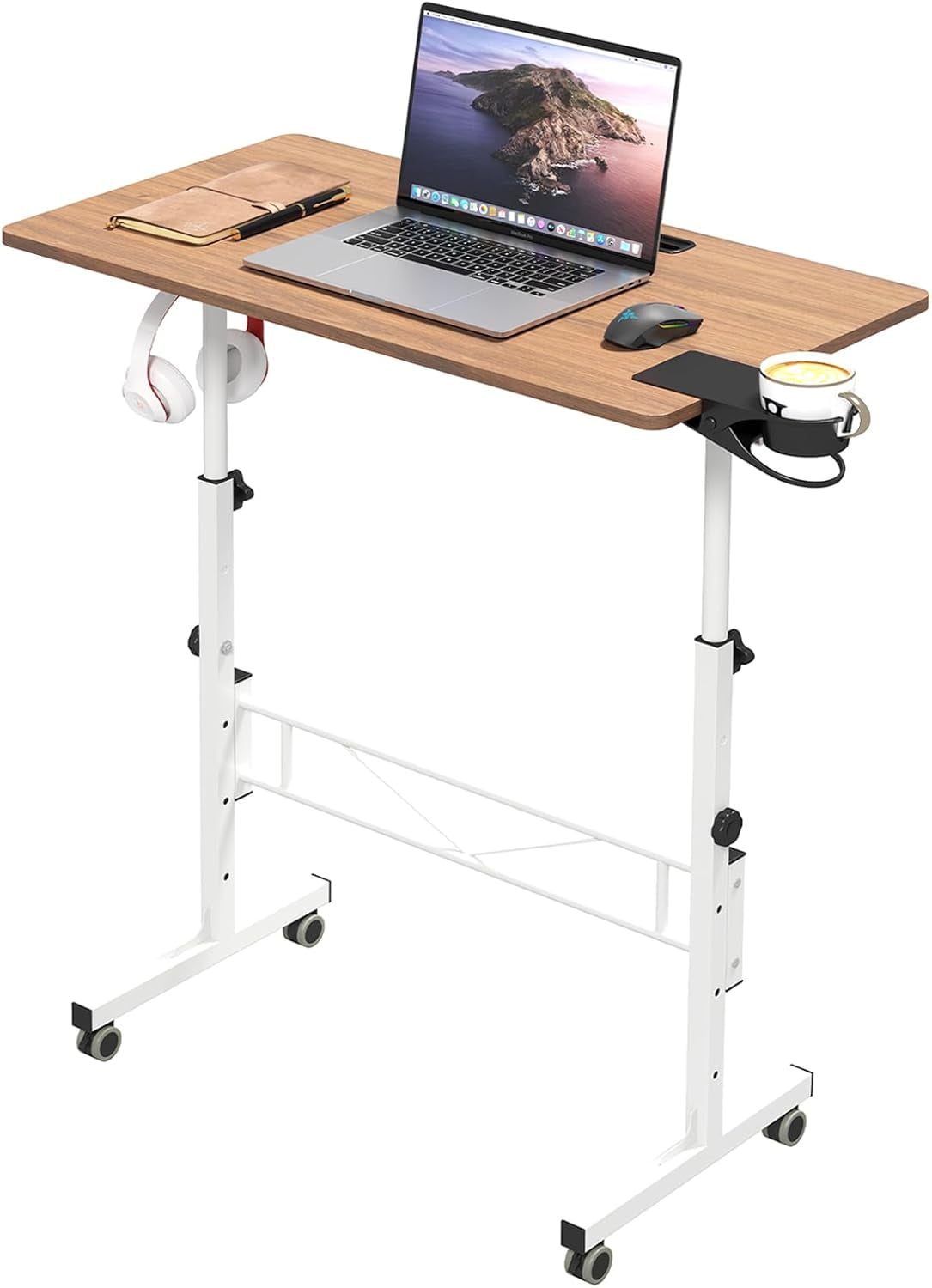Adjustable Standing Desk for Walking Pad Treadmill Mobile Stand Up Desk ...