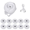 Adjustable Star Projection Lamp Changeable Cards Rotating Design USB ...