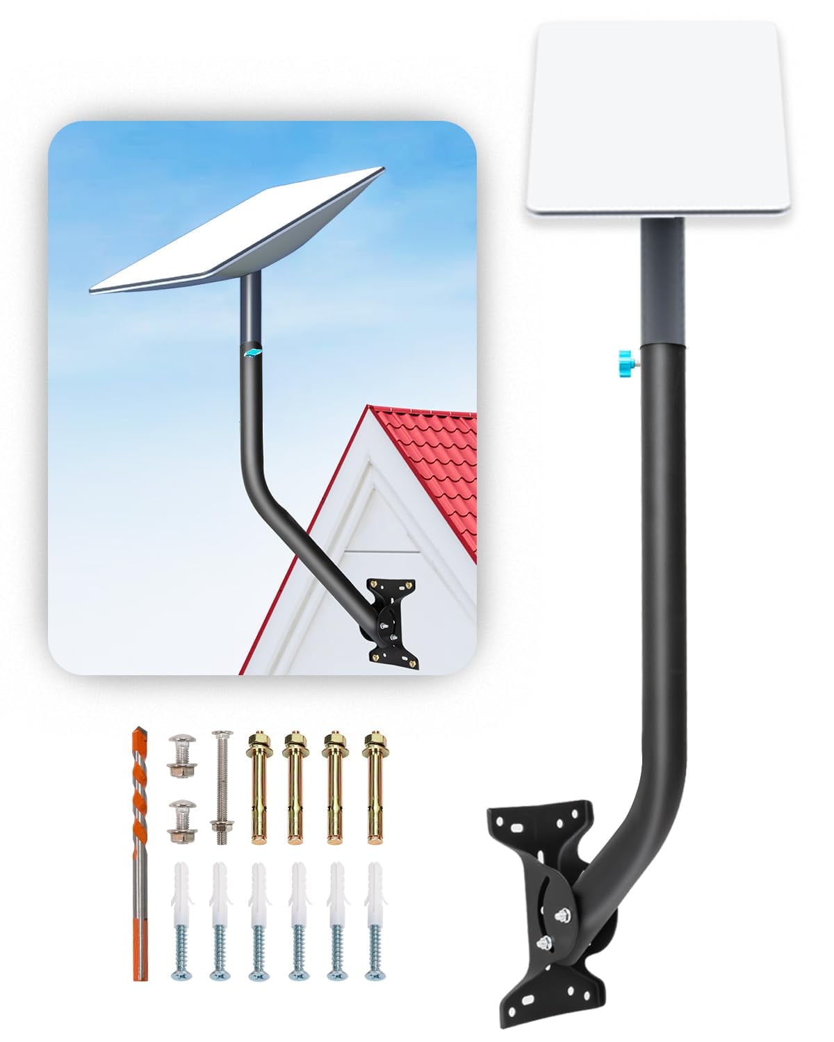 Adjustable Starlink Mounting Kit, 30 in Aspotify Starlink Long Wall ...