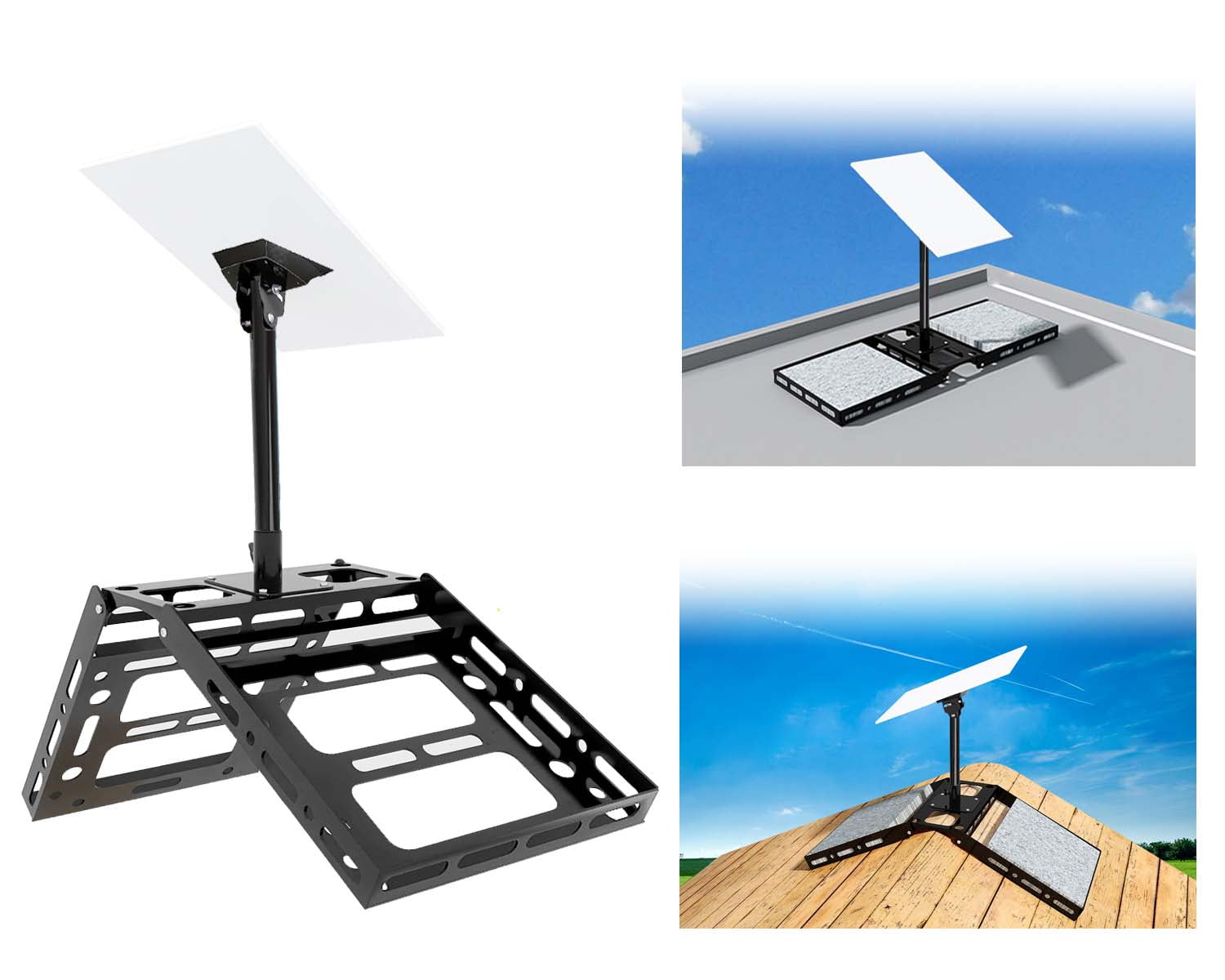 Adjustable Starlink Roof Ridge Mount Gen 3, Ybervont Starlink Mounting ...