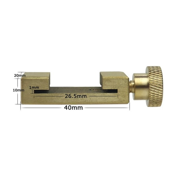 Adjustable Steel Ruler Positioning Block Angle Marking Gauge Brass Line ...