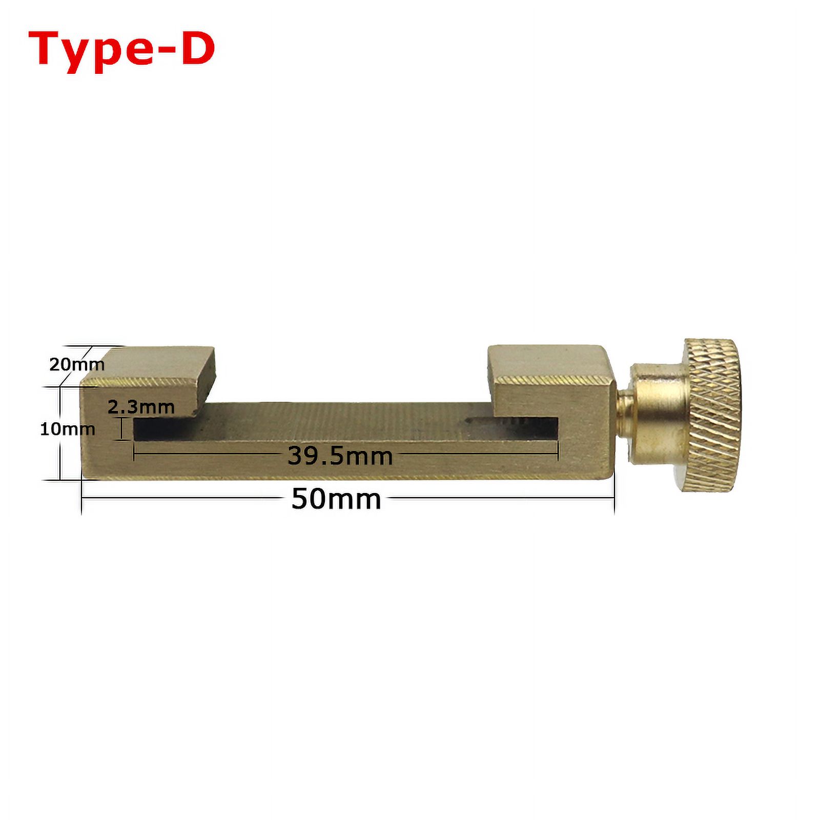 Adjustable Steel Ruler Positioning Block Angle Marking Gauge Brass Line ...