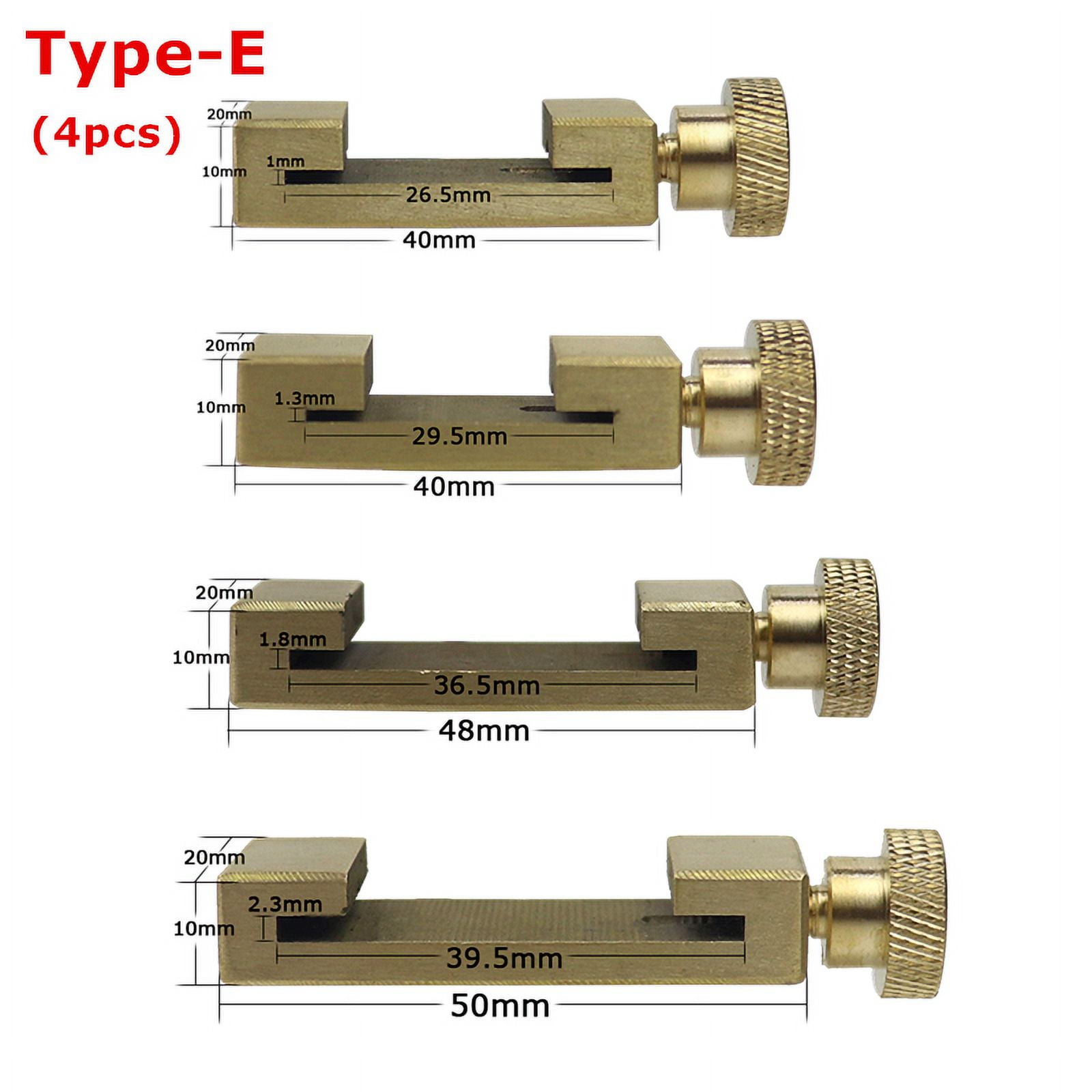 Adjustable Steel Ruler Positioning Block Angle Marking Gauge Brass Line ...