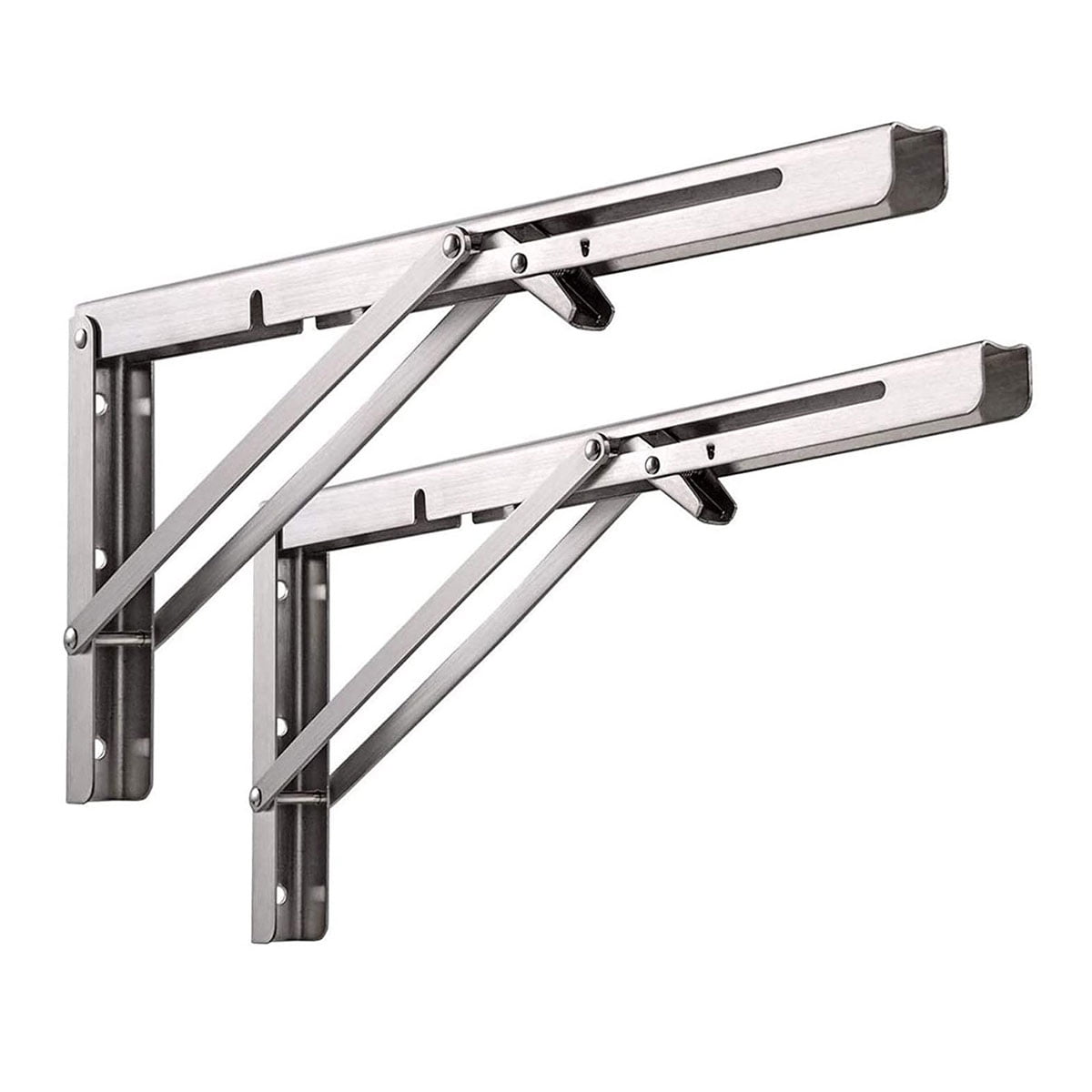Diy Bracket Supports, Heavy Duty Stainless Steel Floating Shelf ...