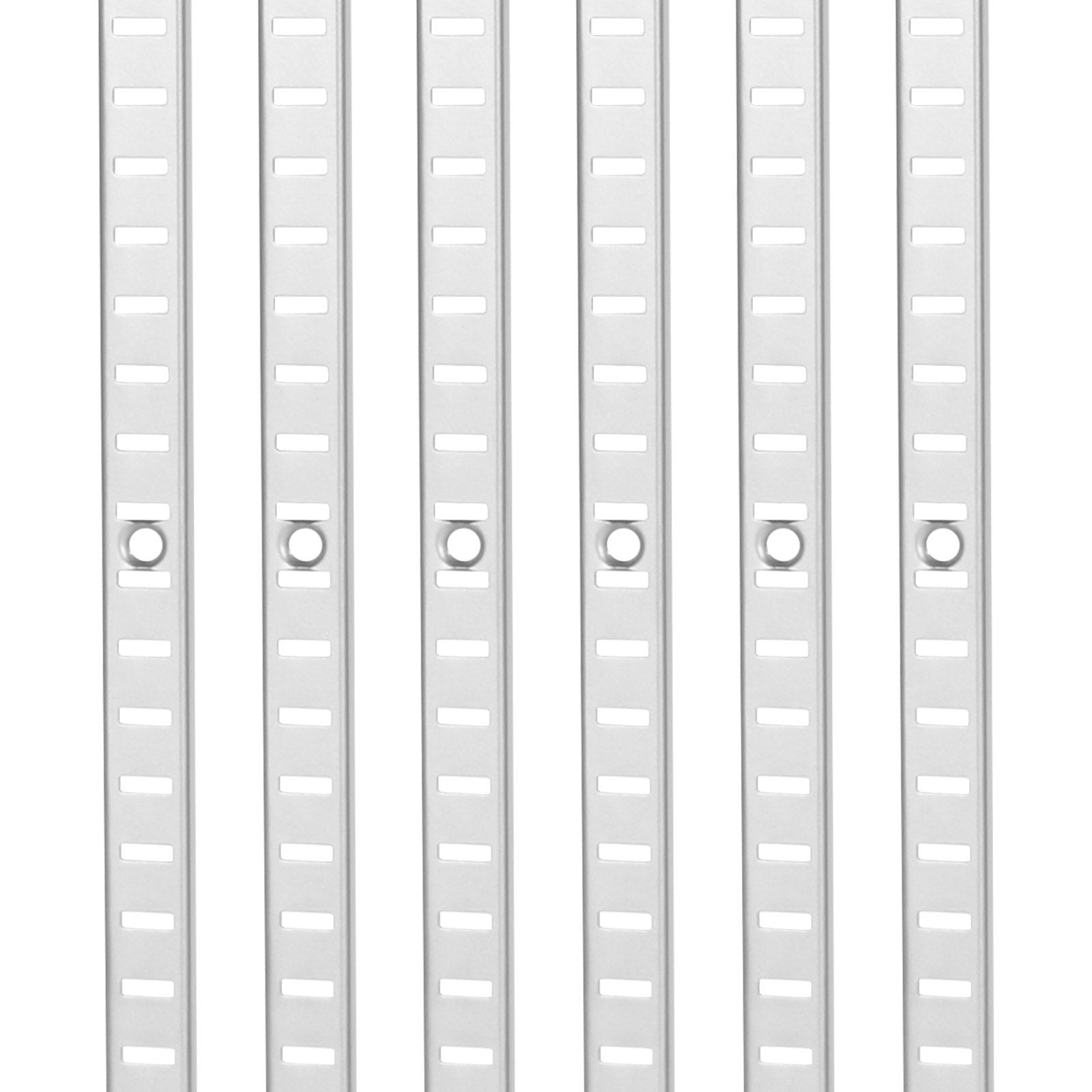 Adjustable Steel Shelf Pilaster Strip,72.7" 20-Pack with Mounting ...