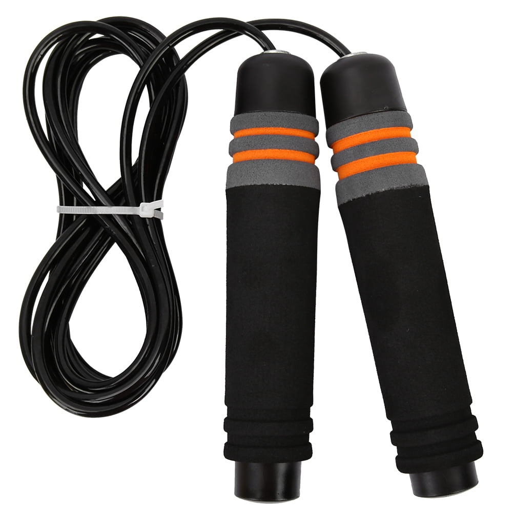 Adjustable Steel Wire Jump Skipping Rope Sponge Handle Exercise Gym ...