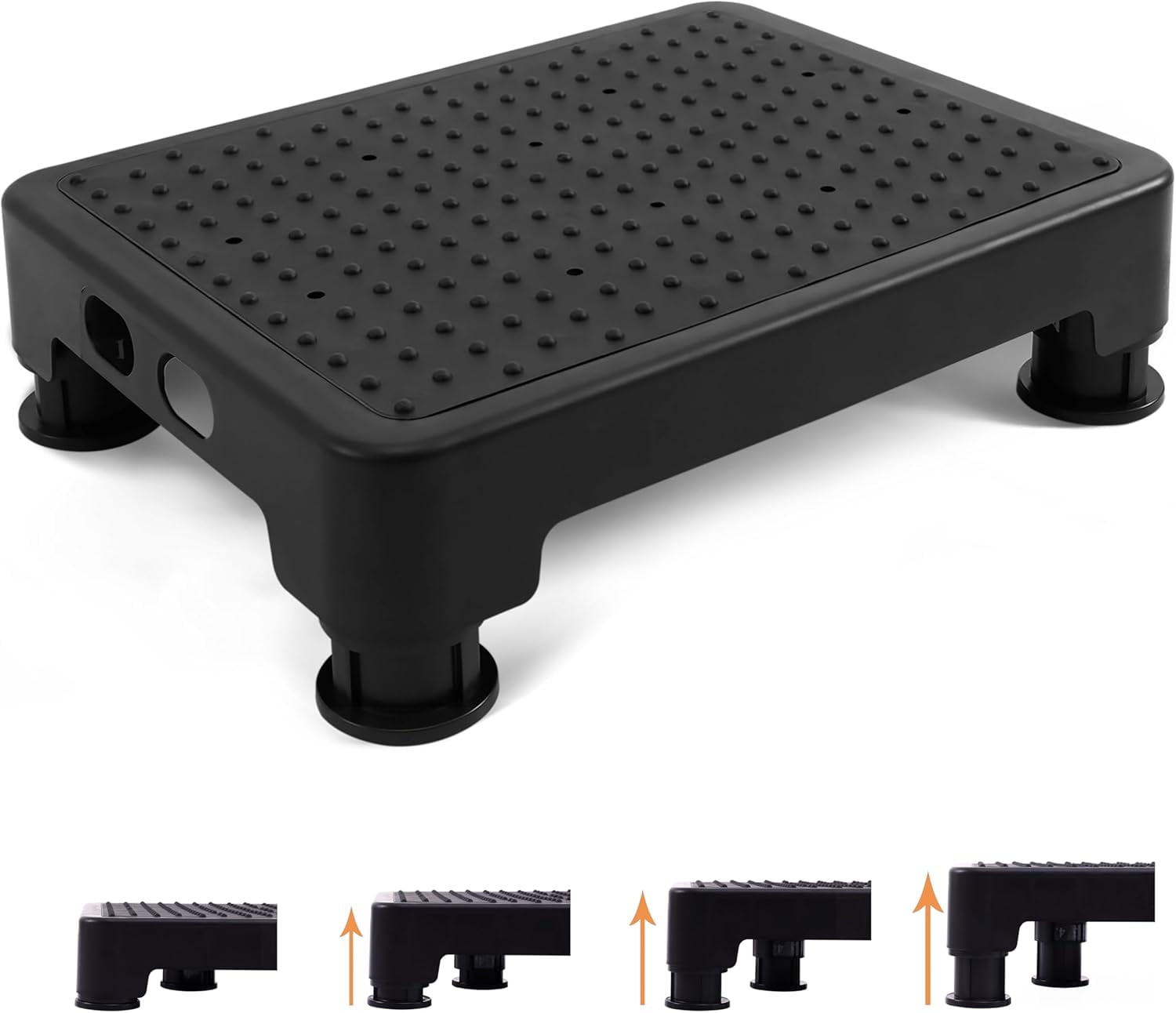Adjustable Step Stool for Adults Kids and Senior, Non-Slip Step ...