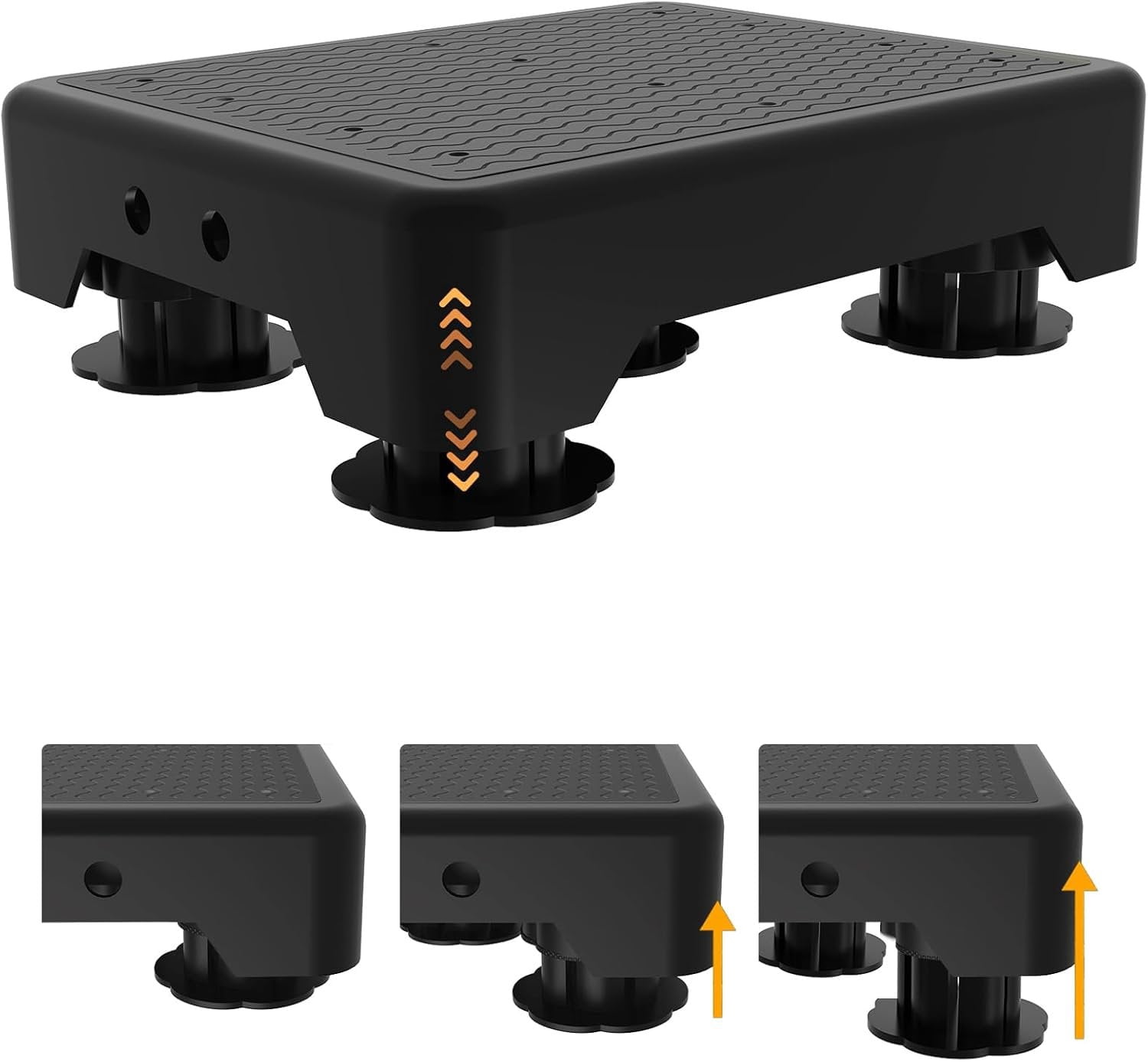 Adjustable Step Stool for Adults, Step Stools, 660 LBS Capacity Non ...