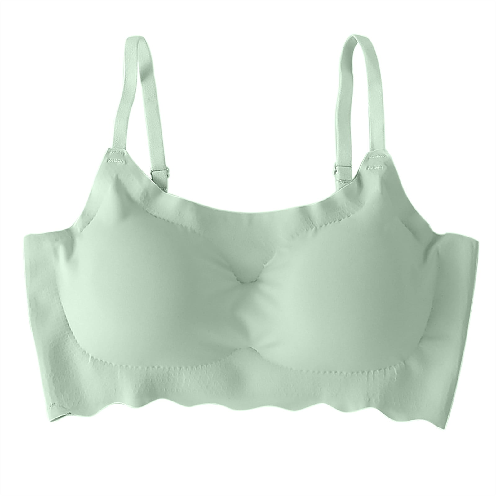 Adjustable Straps Padded Bralettes for Women Seamless Workout Bralette ...